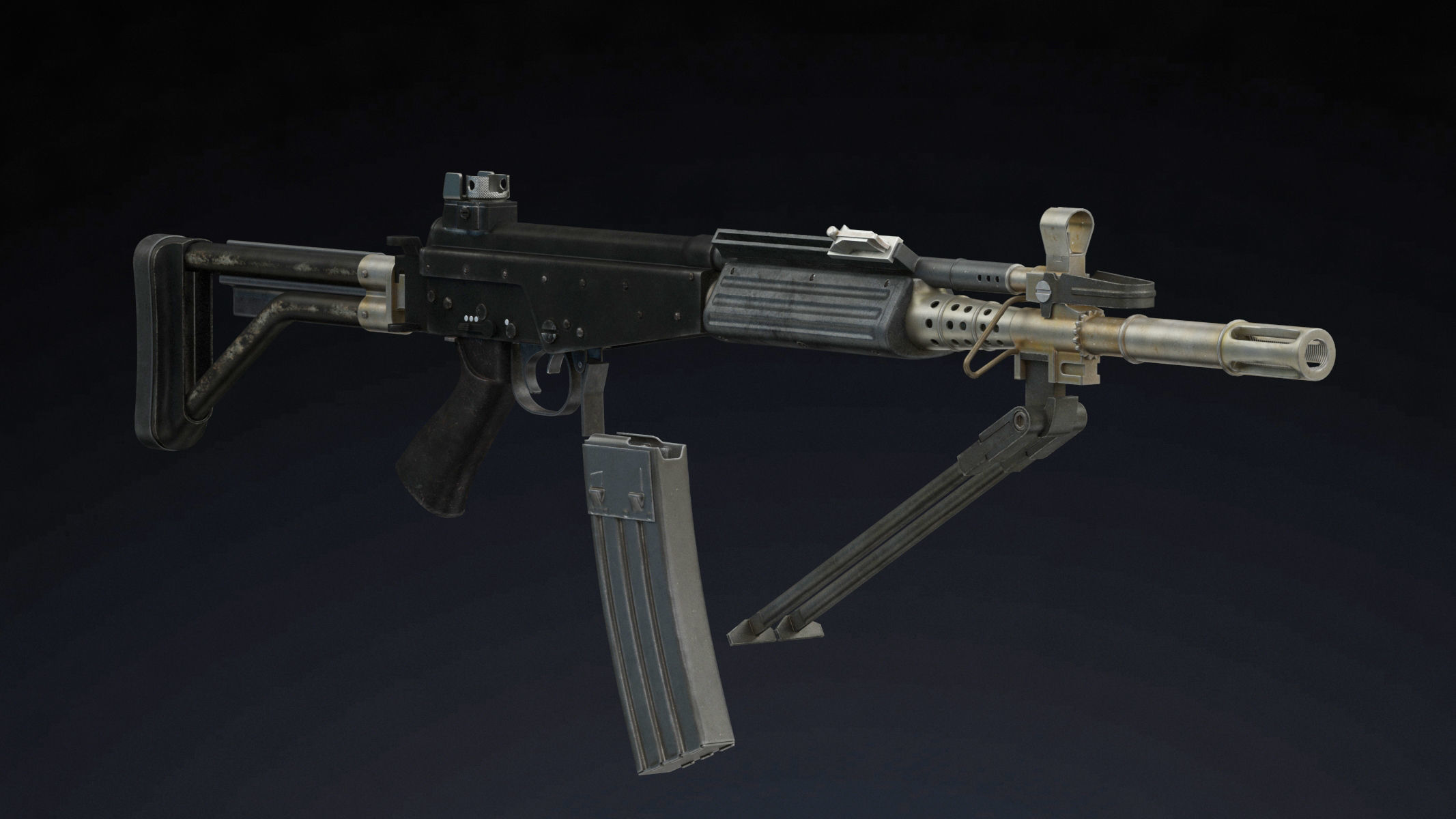 3D model FARA 83 Low Poly VR / AR / low-poly | CGTrader