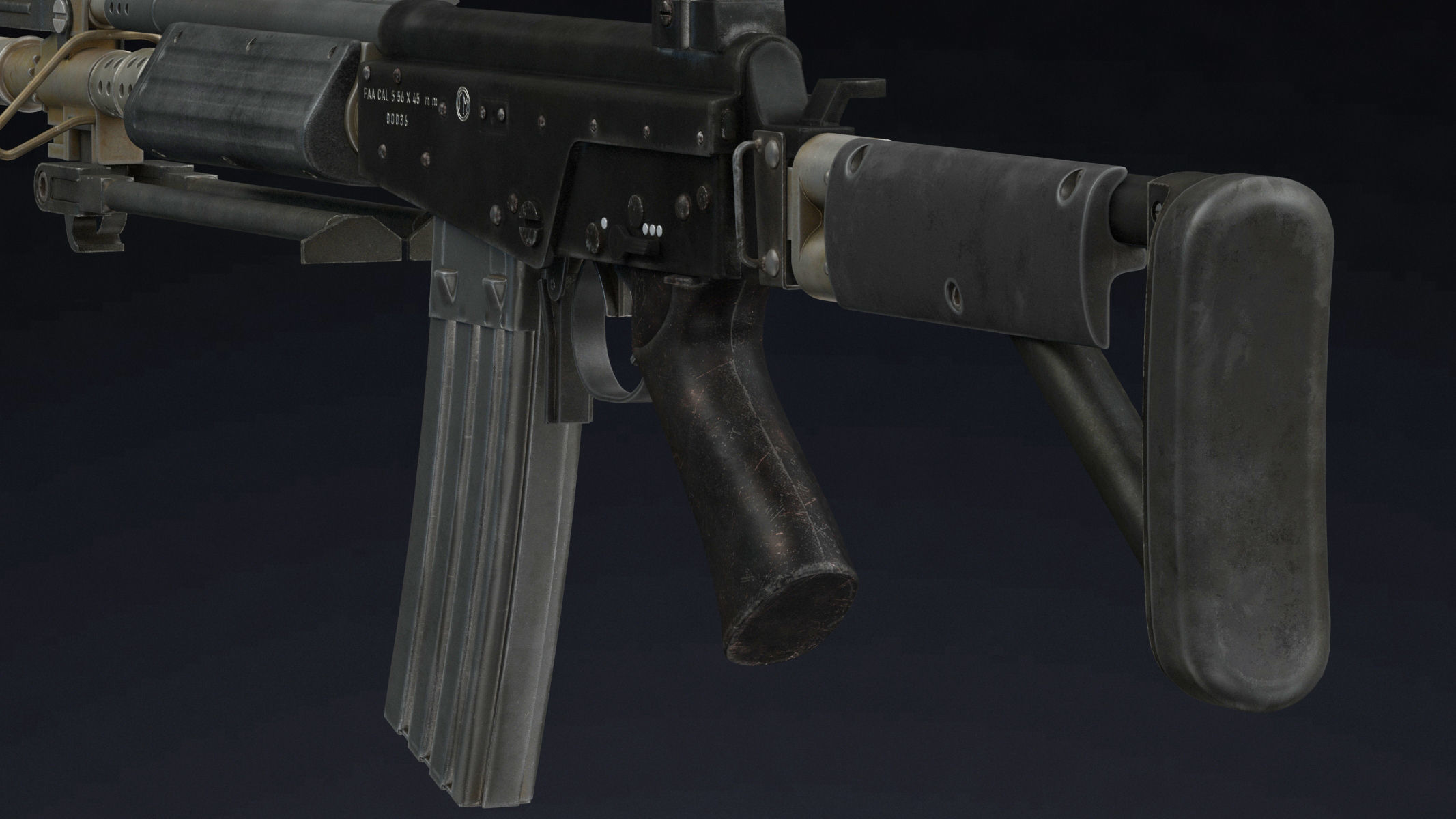 3D model FARA 83 Low Poly VR / AR / low-poly | CGTrader