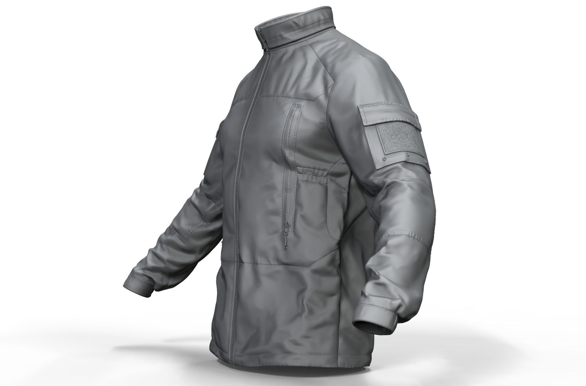 PCU Level 5 Softshell Jacket - High Poly 3D model | CGTrader