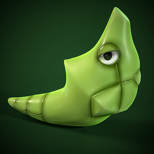 METAPOD POKEMON free 3D model 3D printable | CGTrader