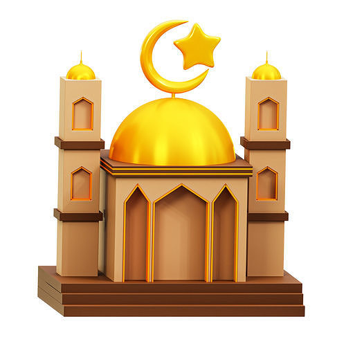 3D model Mosque Icon VR / AR / low-poly | CGTrader