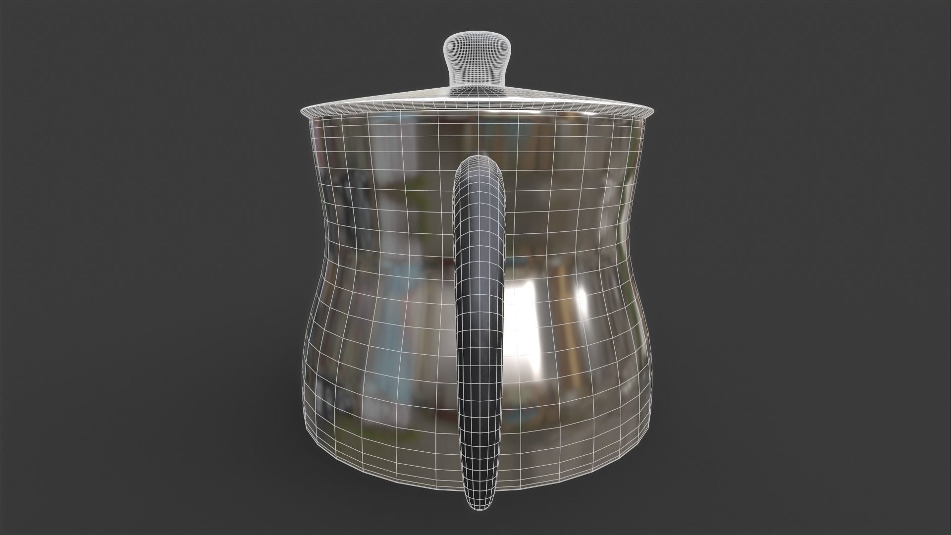 3D model Steel teapot VR / AR / low-poly | CGTrader