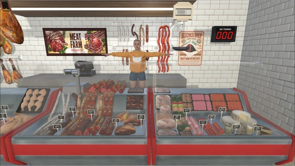 3D model BUTCHERS carniceria shop VR / AR / low-poly | CGTrader