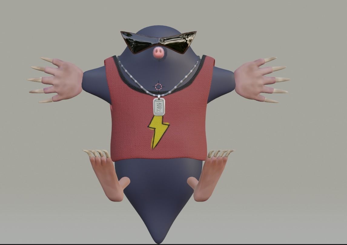 3D model Mole - Game-ready character VR / AR / low-poly | CGTrader