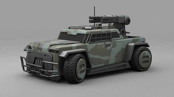 military vehicle 3D model | CGTrader