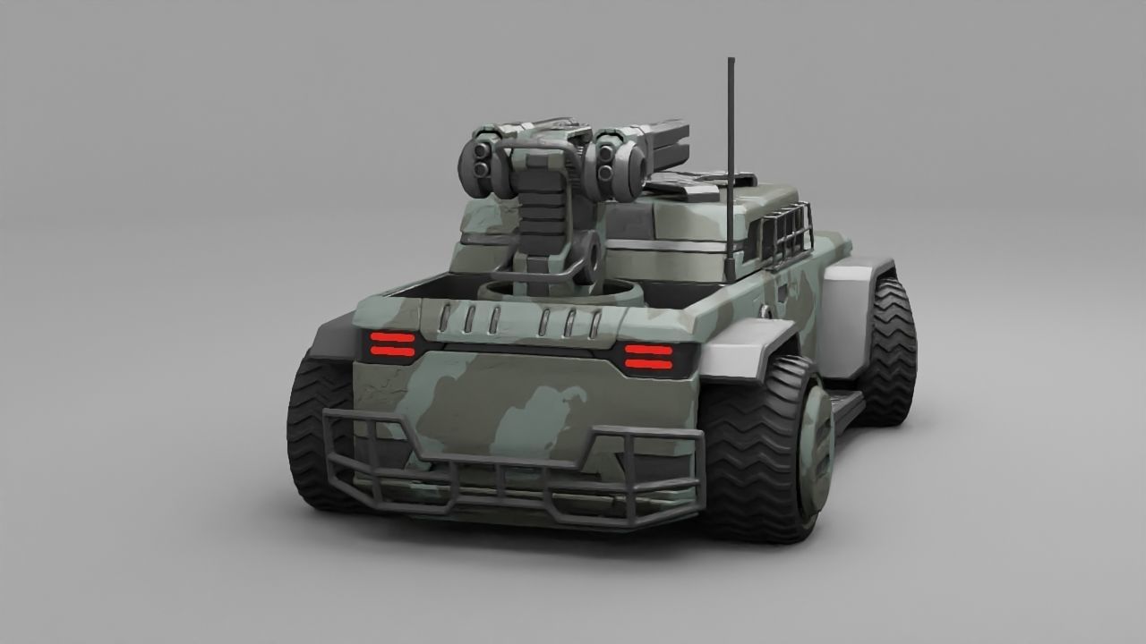 military vehicle 3D model | CGTrader