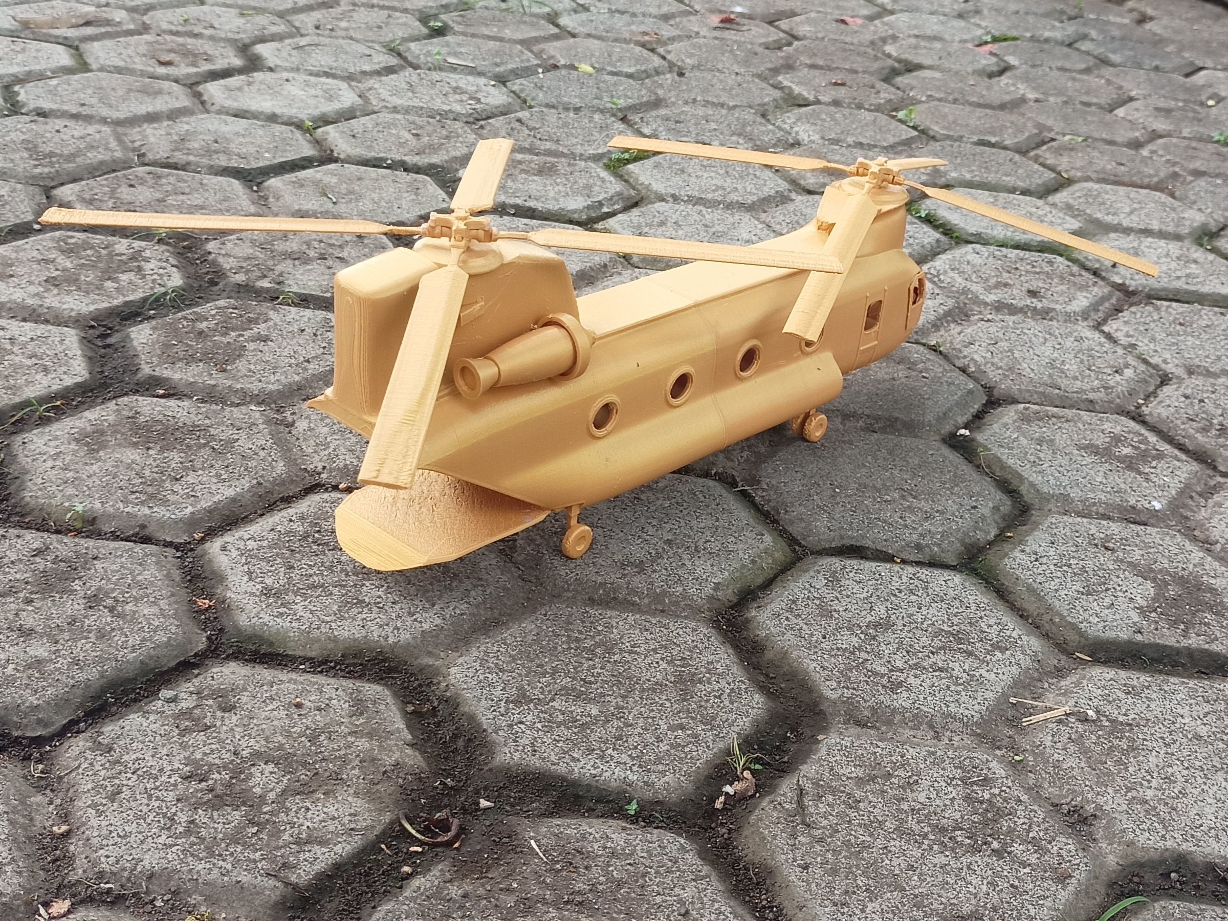 helicopter military cargo ch47 3D model 3D printable | CGTrader