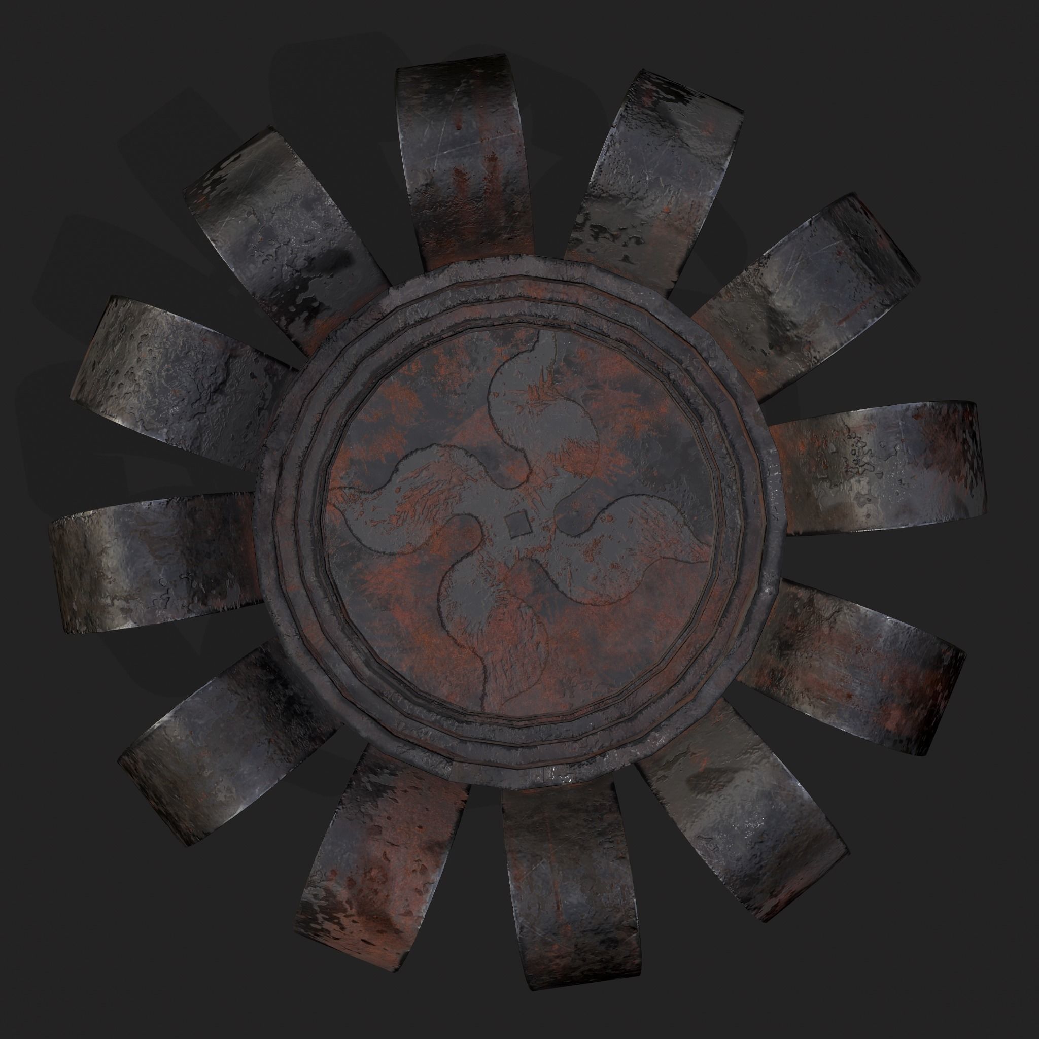 3D model Medieval Cauldron Fire Pit VR / AR / low-poly | CGTrader