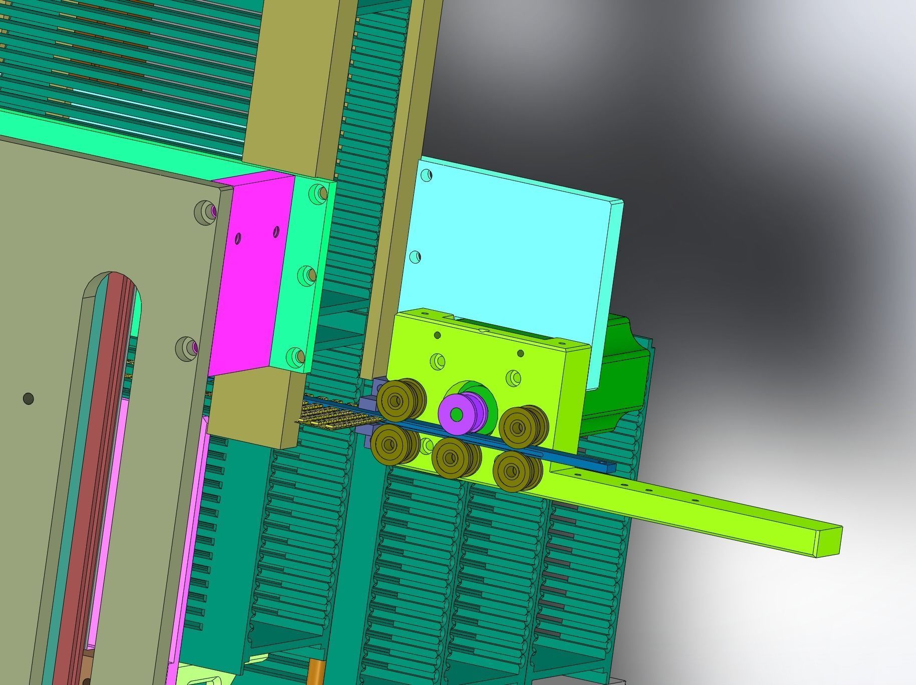 3D model Tray loading and unloading mechanism VR / AR / low-poly | CGTrader