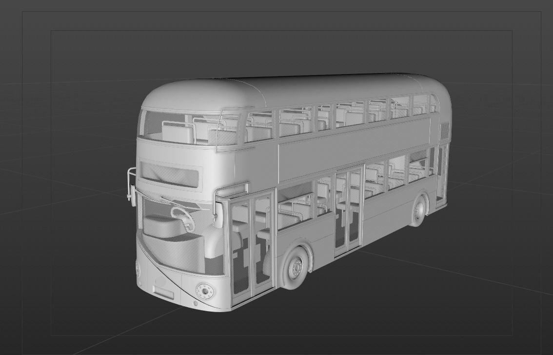 3D model Double-decker bus VR / AR / low-poly | CGTrader