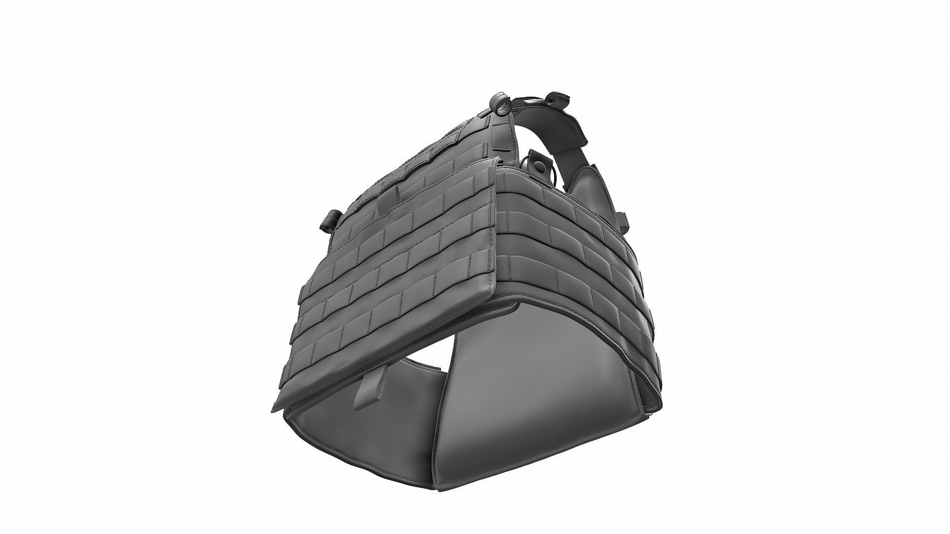 Military Bulletproof Plate Carrier Vest LBT 6094 - High Poly 3D model ...