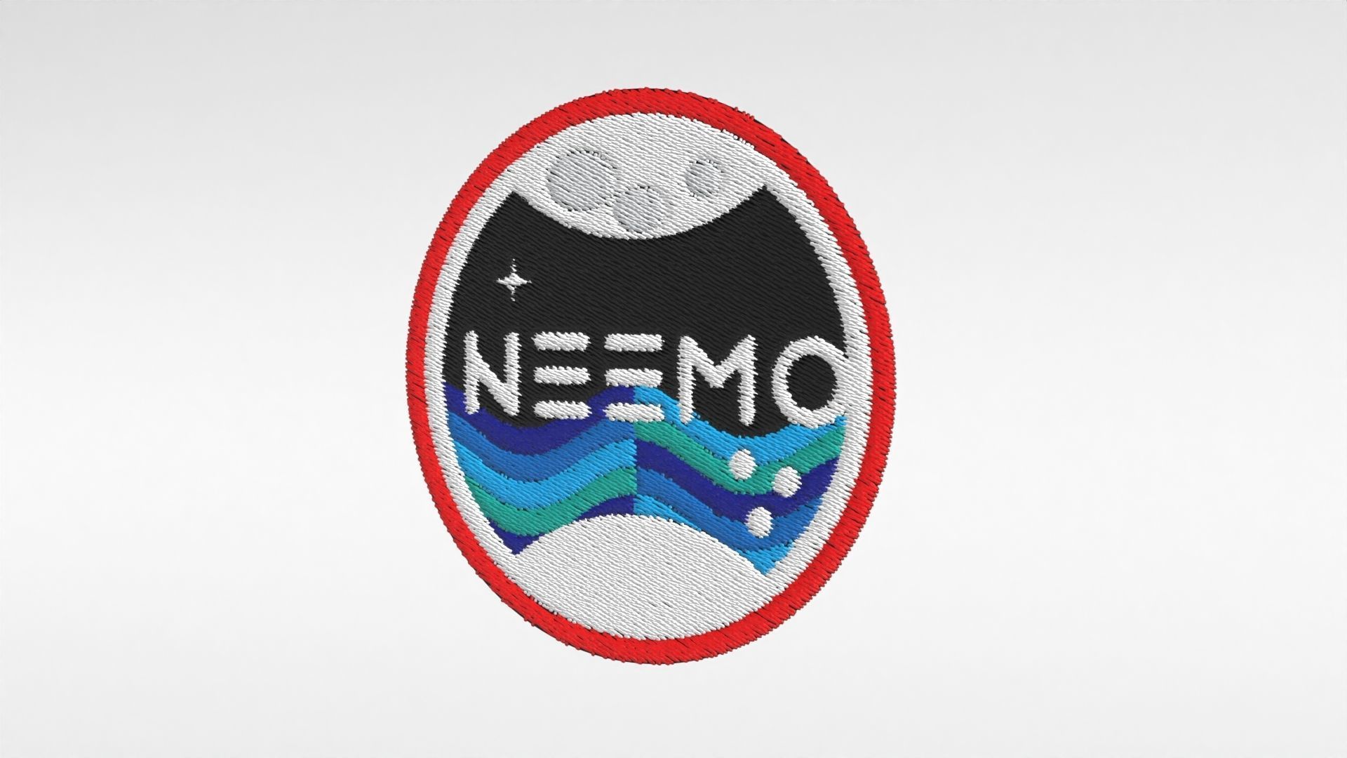 3D model Embroidered Patch NEEMO Mission VR / AR / low-poly | CGTrader