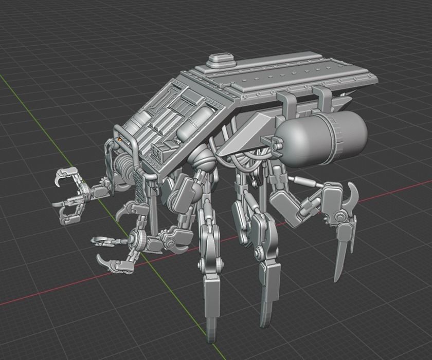 Swampwalker Mech 3D model 3D printable | CGTrader