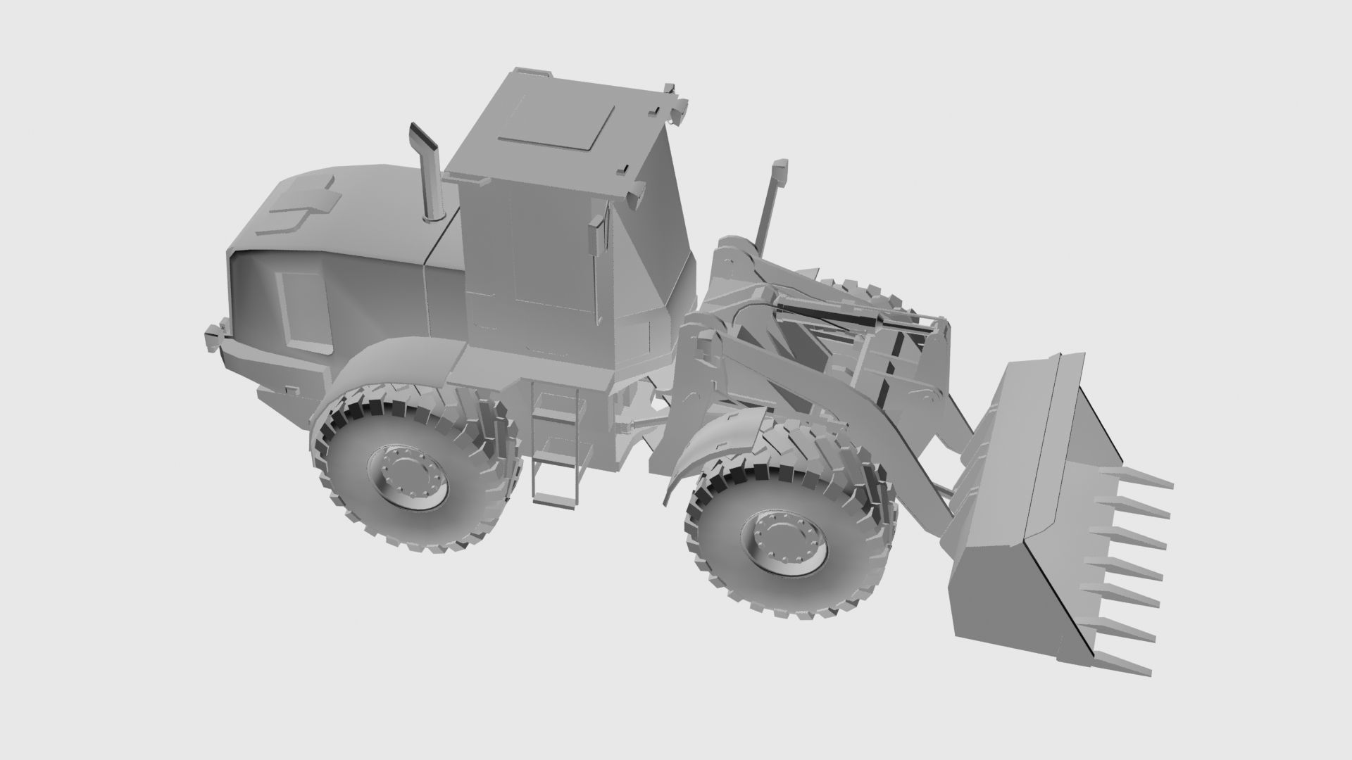 backhoe loader 3D model | CGTrader
