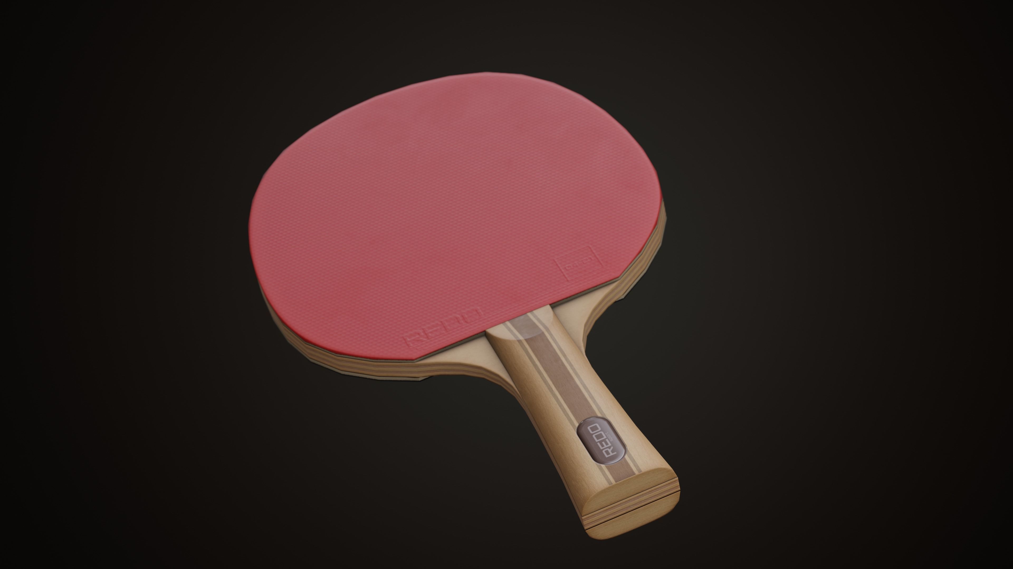 3D model Ping Pong Tennis Rackets VR / AR / low-poly | CGTrader