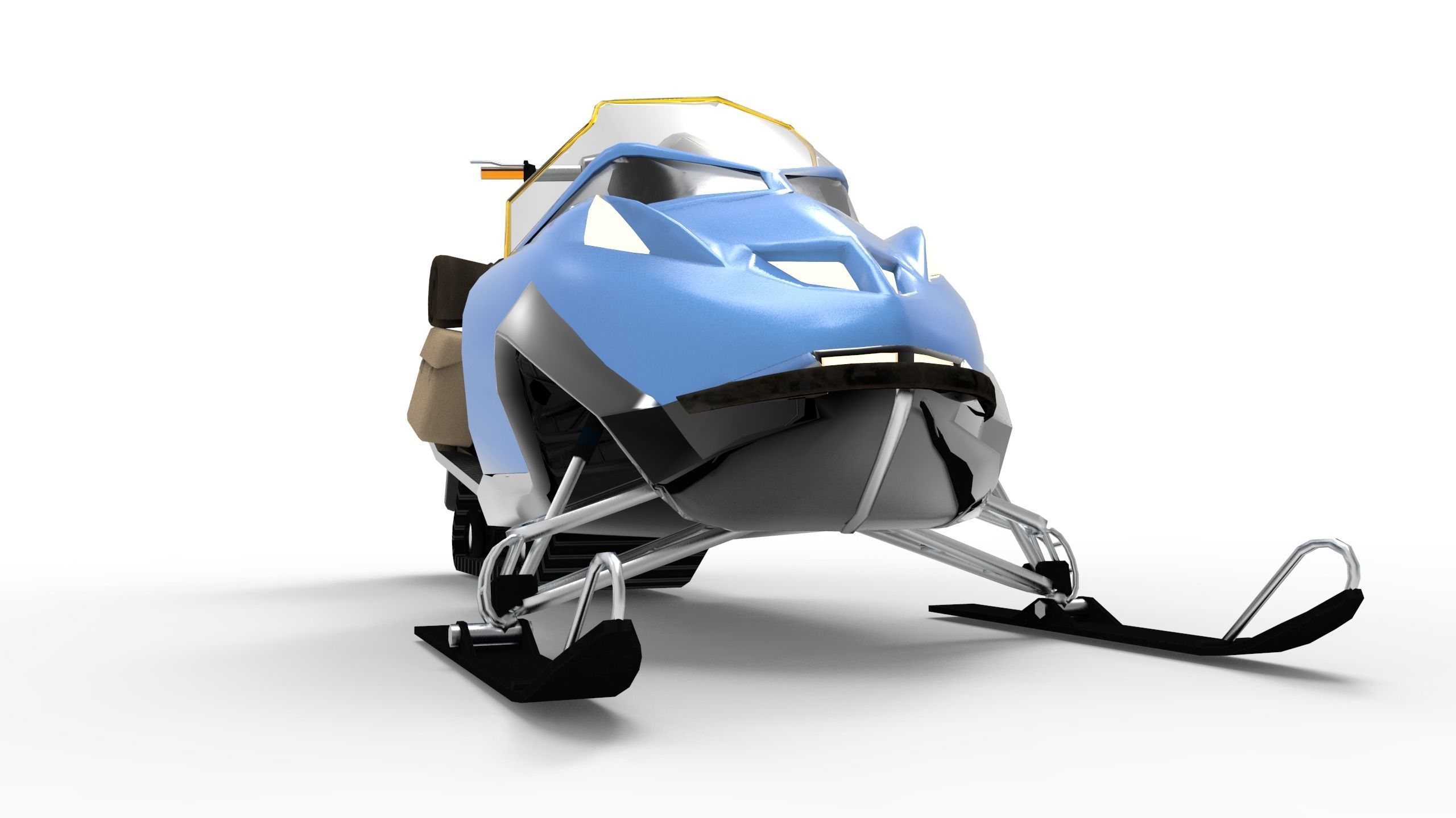 3D model Snowmobile VR / AR / low-poly | CGTrader