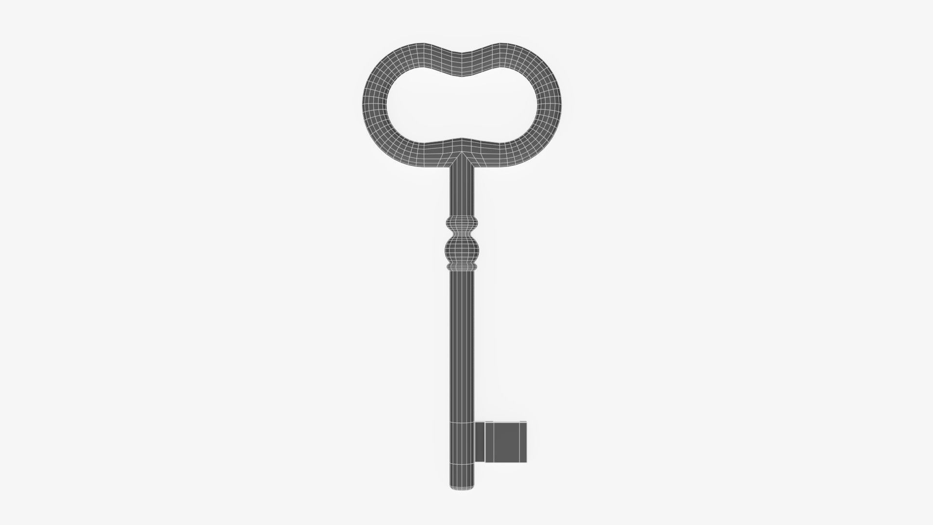 Collection of 10 warded keys 3D model | CGTrader