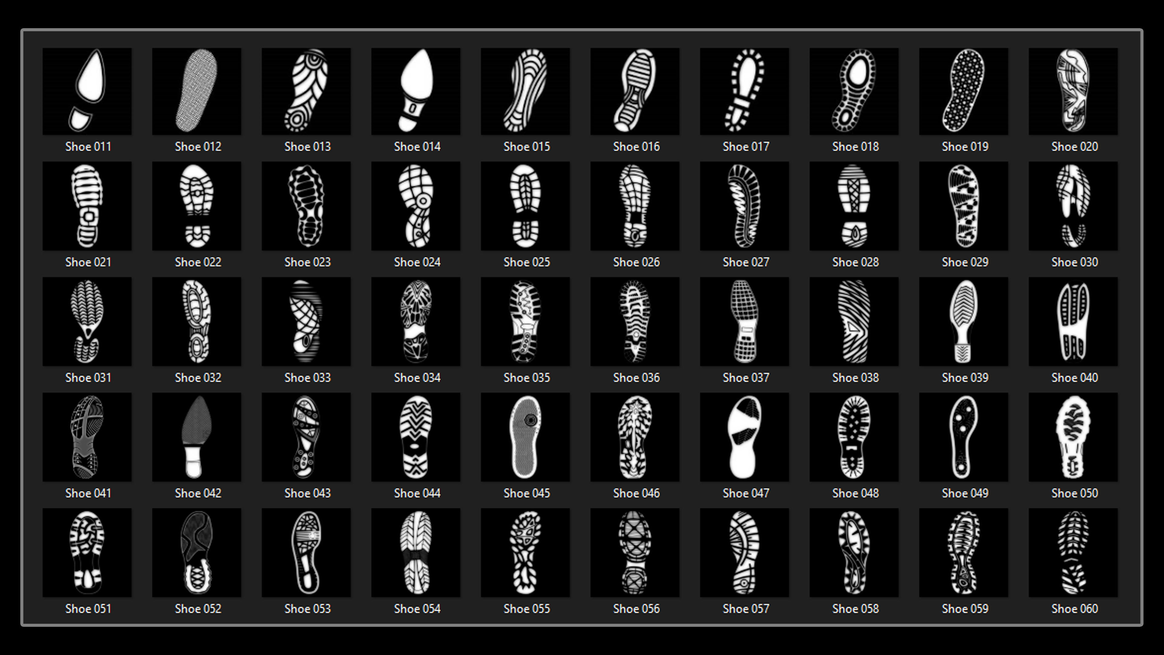 160 Humanprint Alpha Fingerprint Footprint Handprint Shoeprint 3D model ...