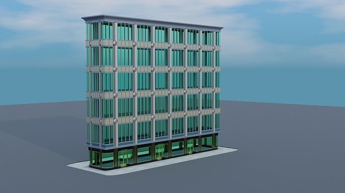 Modern City Building 3D model | CGTrader