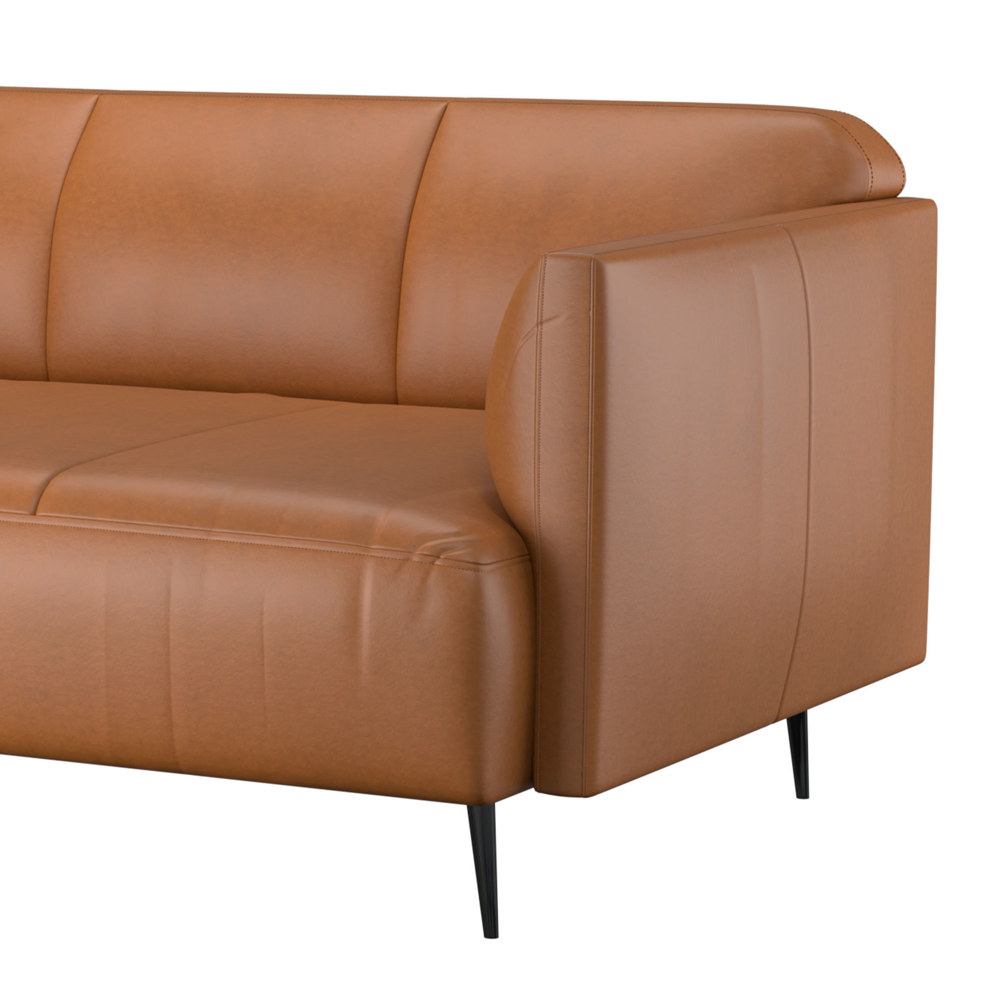 Sofa leather and fabric - Modena 3D model | CGTrader