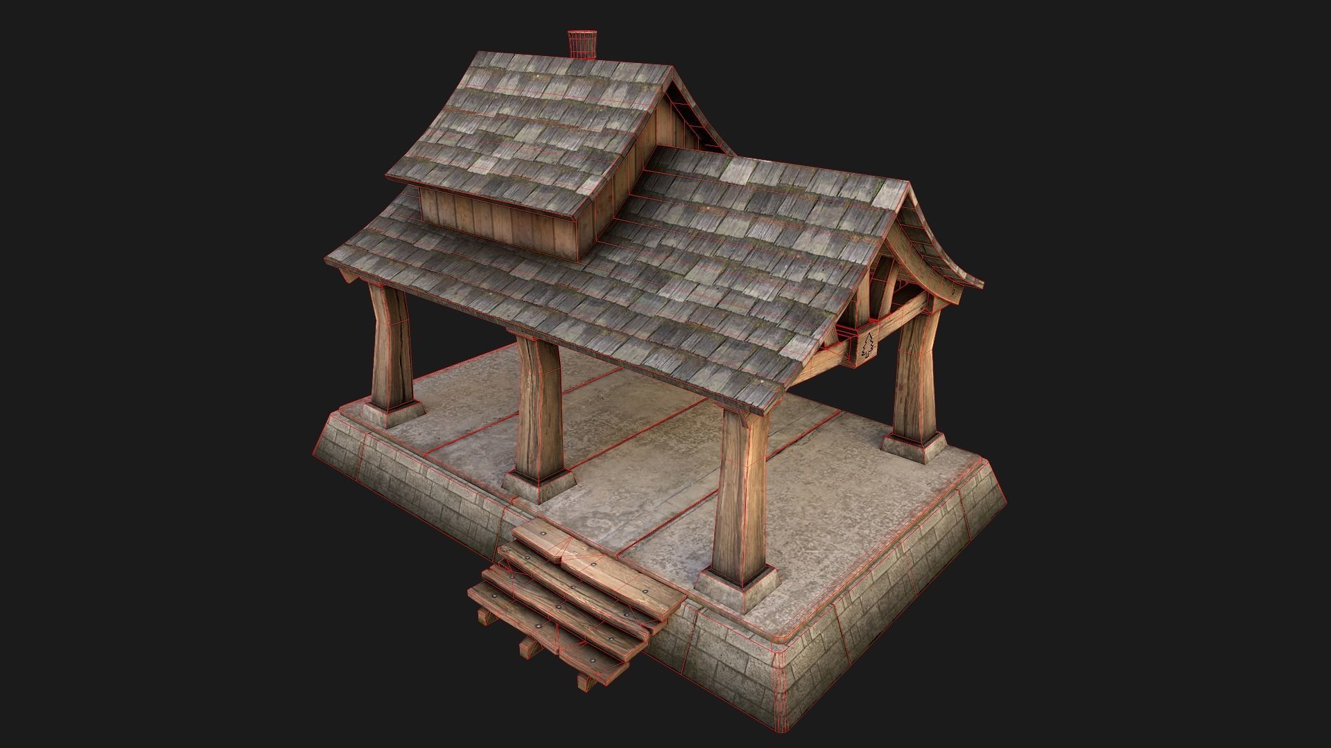 3D model Medieval Storage VR / AR / low-poly | CGTrader
