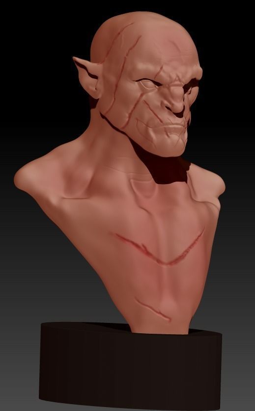 azog from hobbit 3D model 3D printable | CGTrader