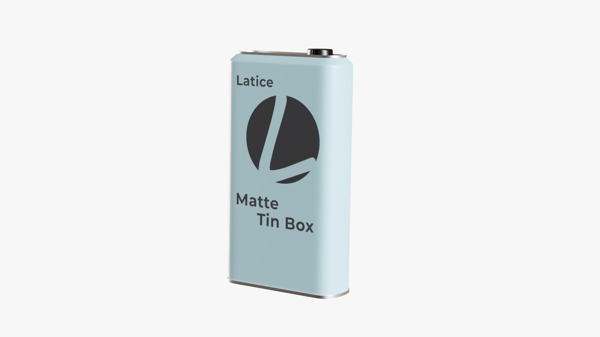 3D model Matte Tin Box VR / AR / low-poly | CGTrader