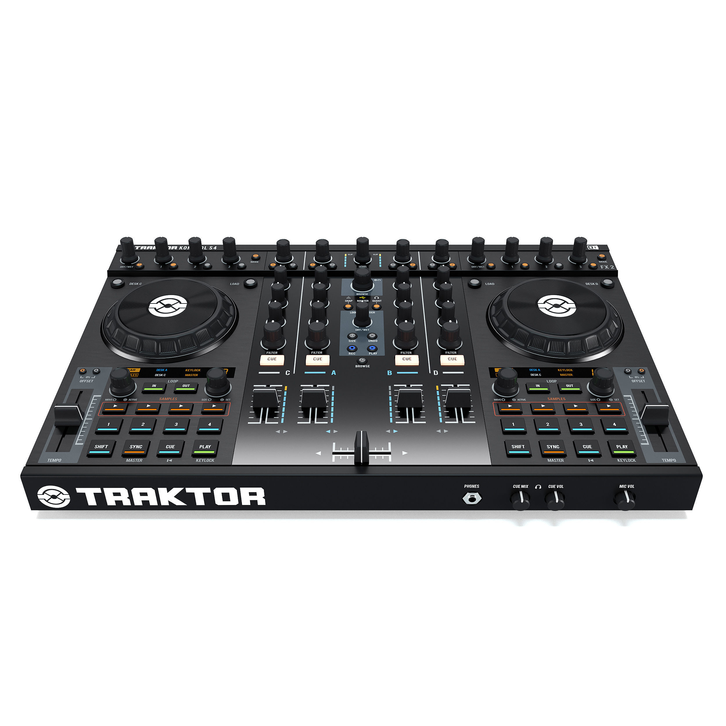 DJ System Native instruments Traktor Kontrols 3D model | CGTrader