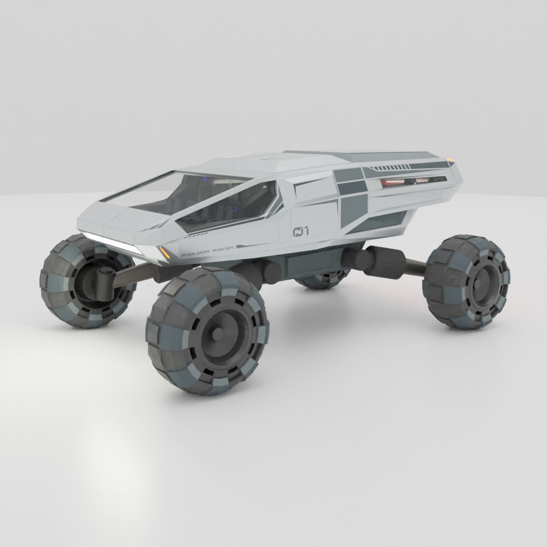 3D model Giant Rover vehicle VR / AR / low-poly | CGTrader