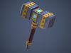 3D model Low-poly Fantasy Sledgehammer model VR / AR / low-poly | CGTrader