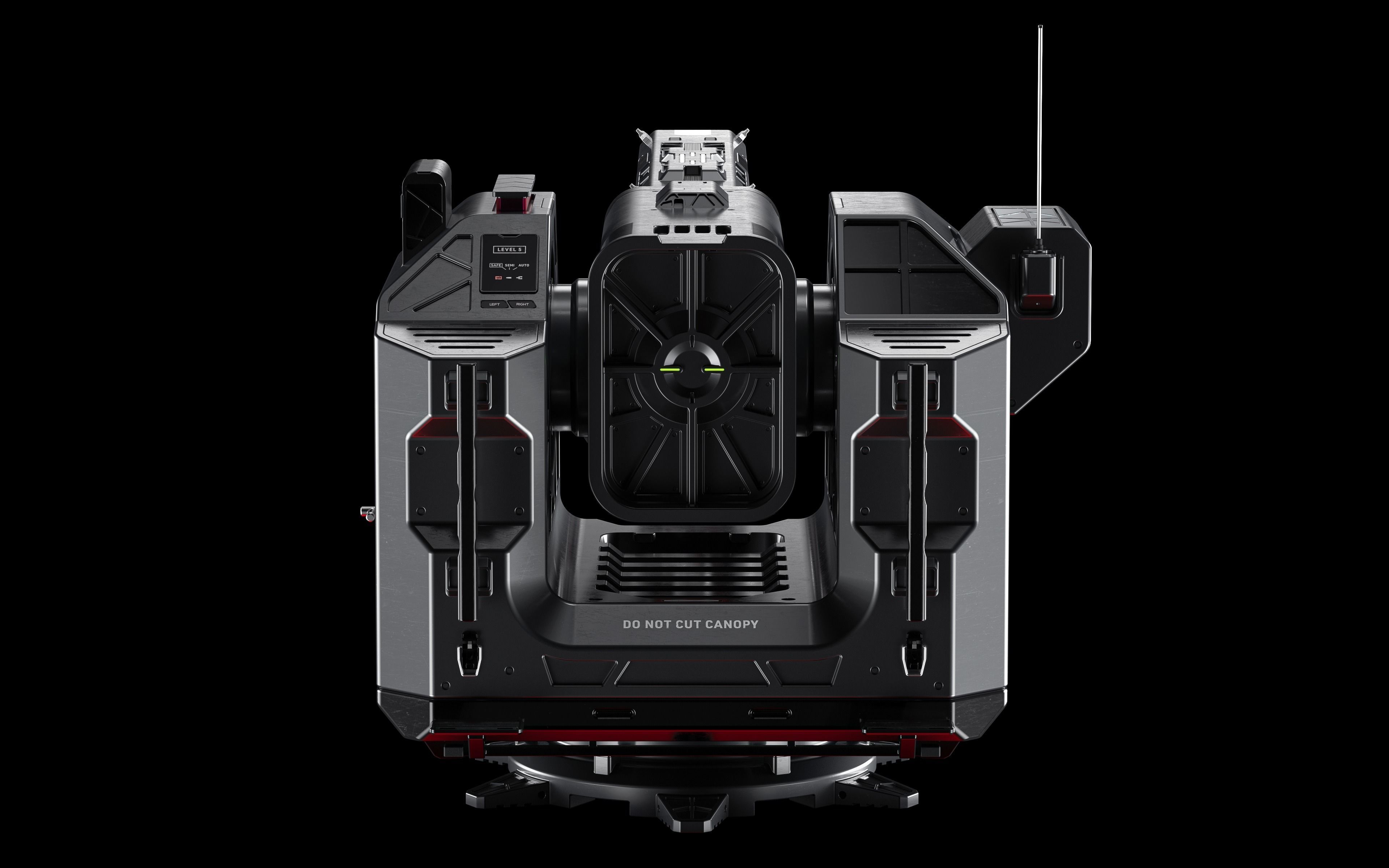 Scifi Laser Turret 3D model | CGTrader