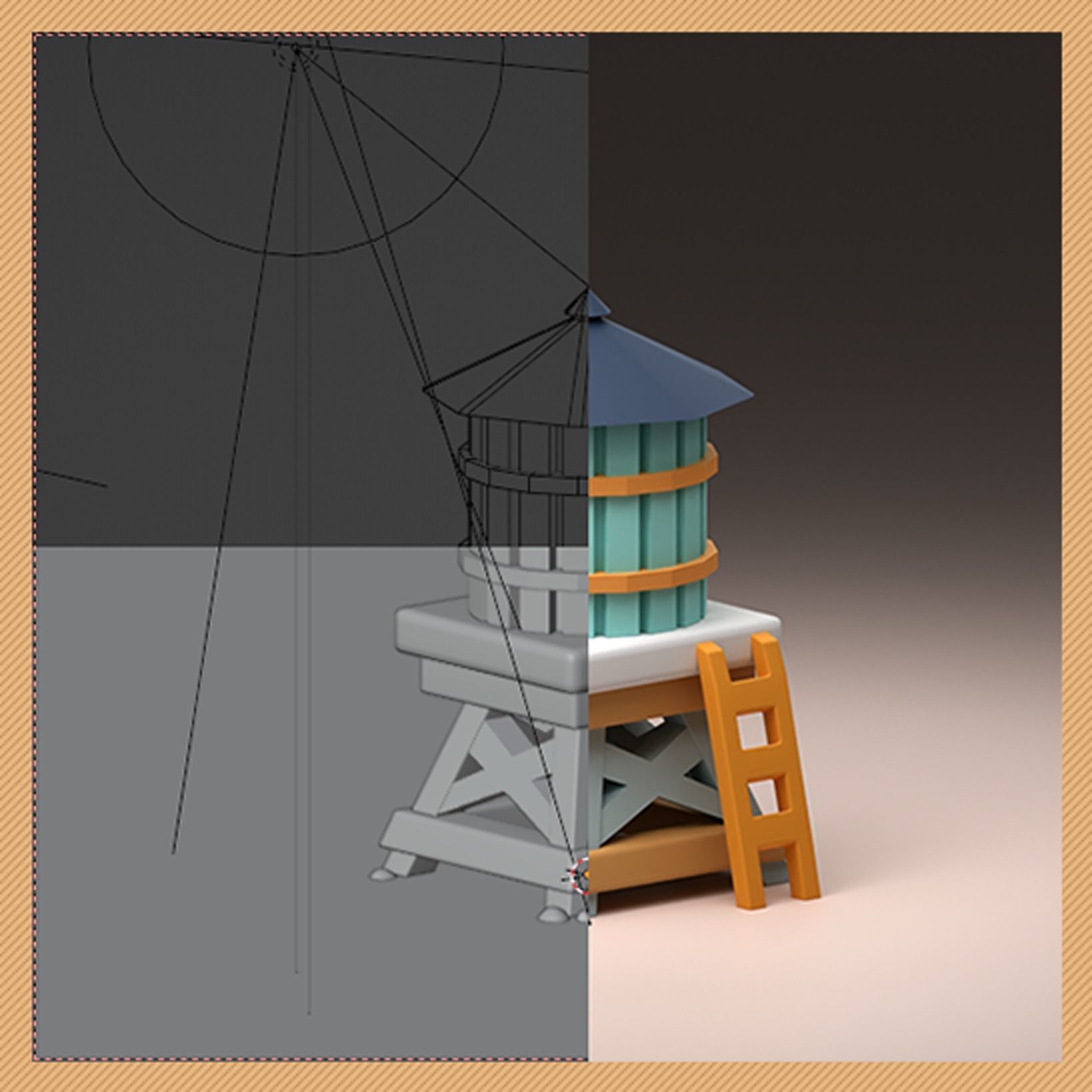 3D model Water Tank Low-poly 3D model VR / AR / low-poly | CGTrader