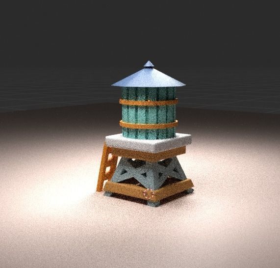 3D model Water Tank Low-poly 3D model VR / AR / low-poly | CGTrader