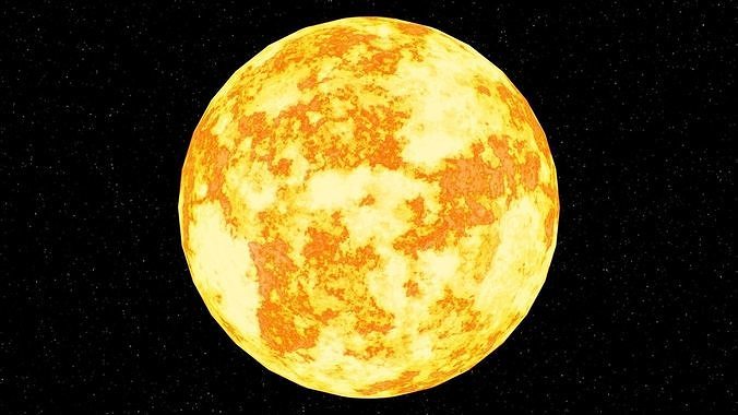 3D model Lava Planet VR / AR / low-poly | CGTrader