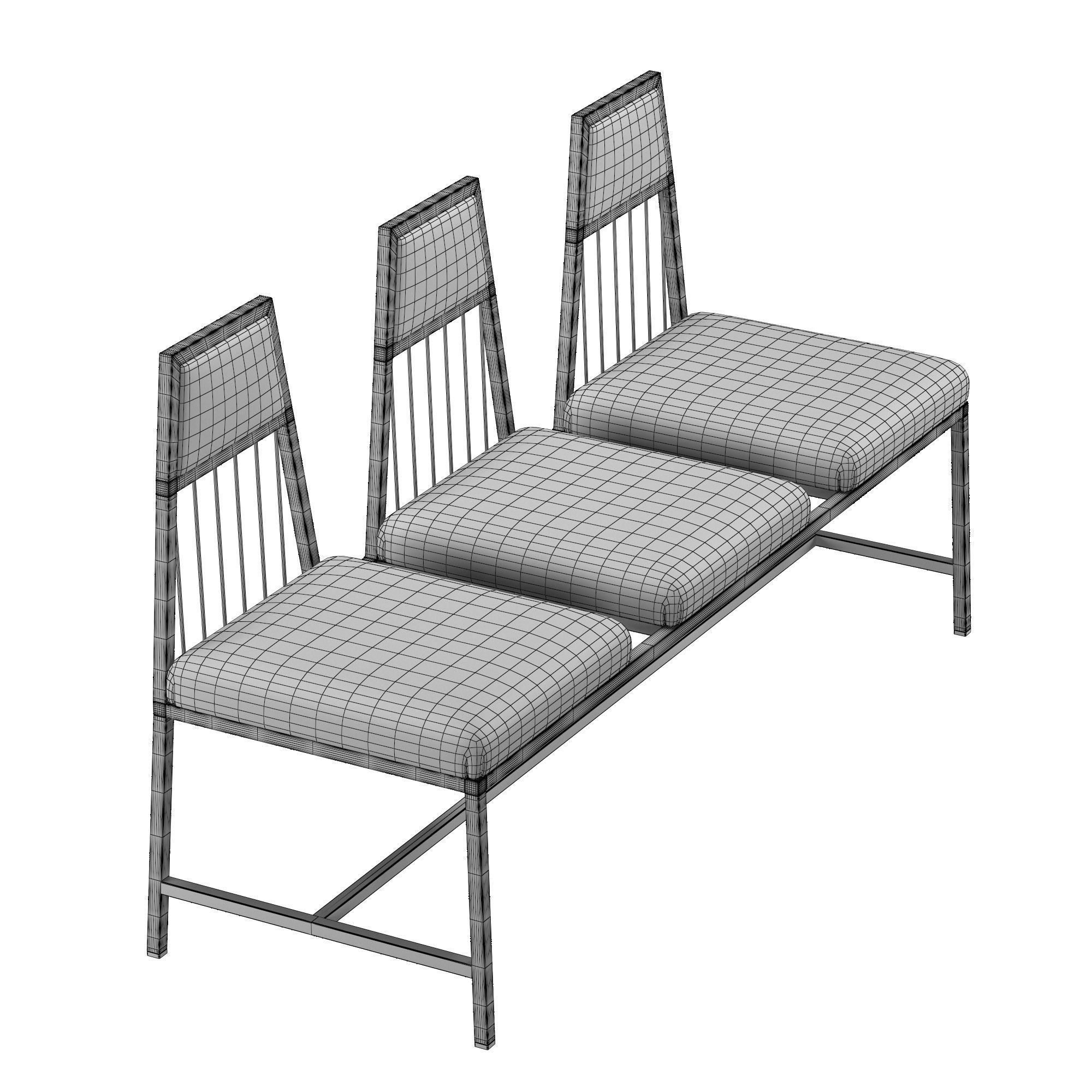 GODOT bench 3D model | CGTrader