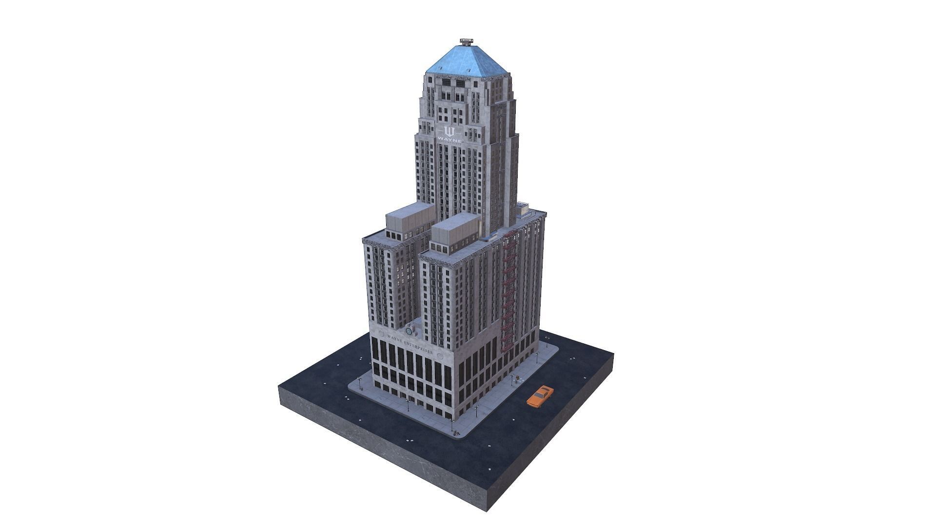 Wayne Tower - Batman Begins 3D model | CGTrader