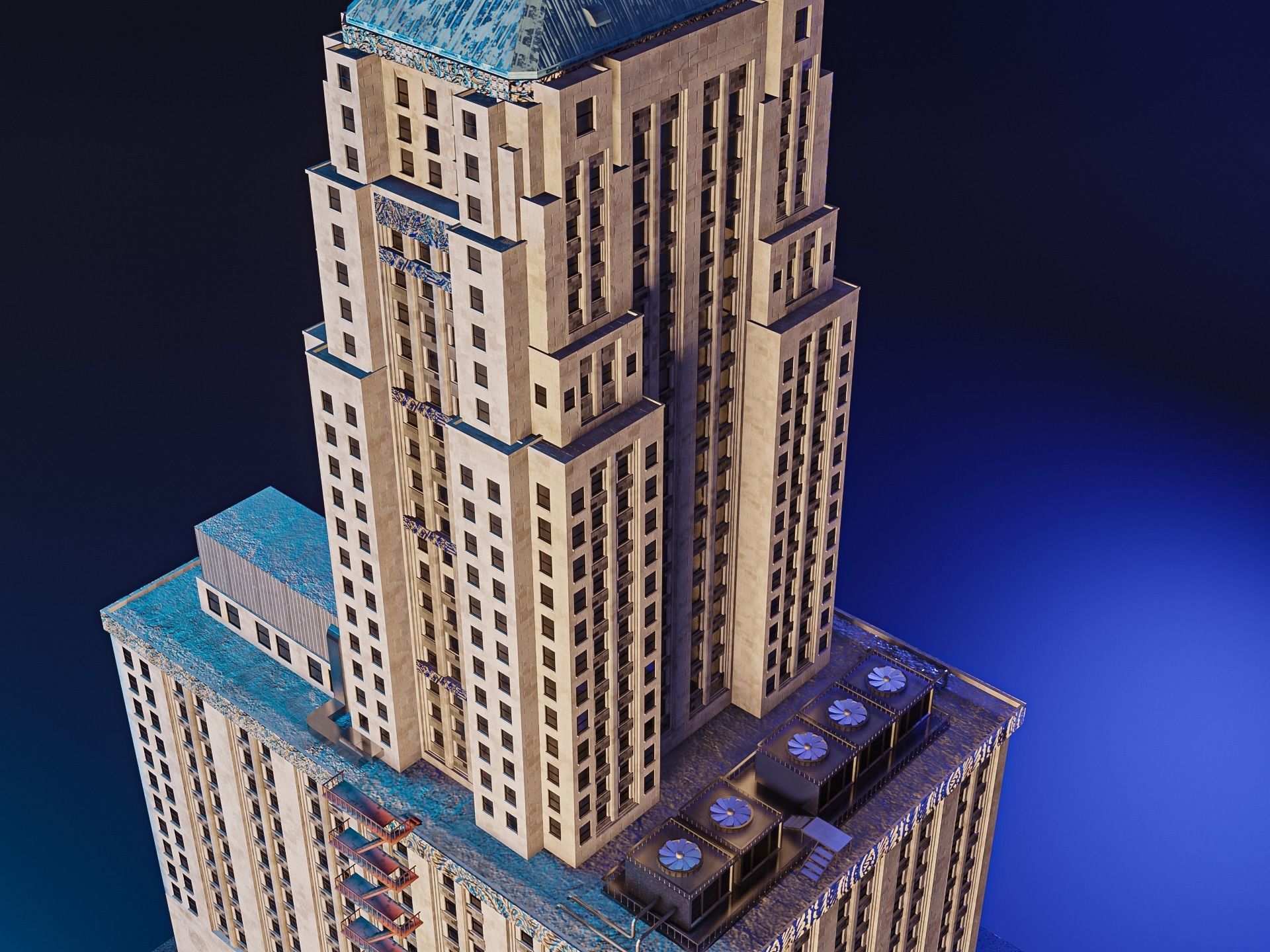 Wayne Tower - Batman Begins 3D model | CGTrader