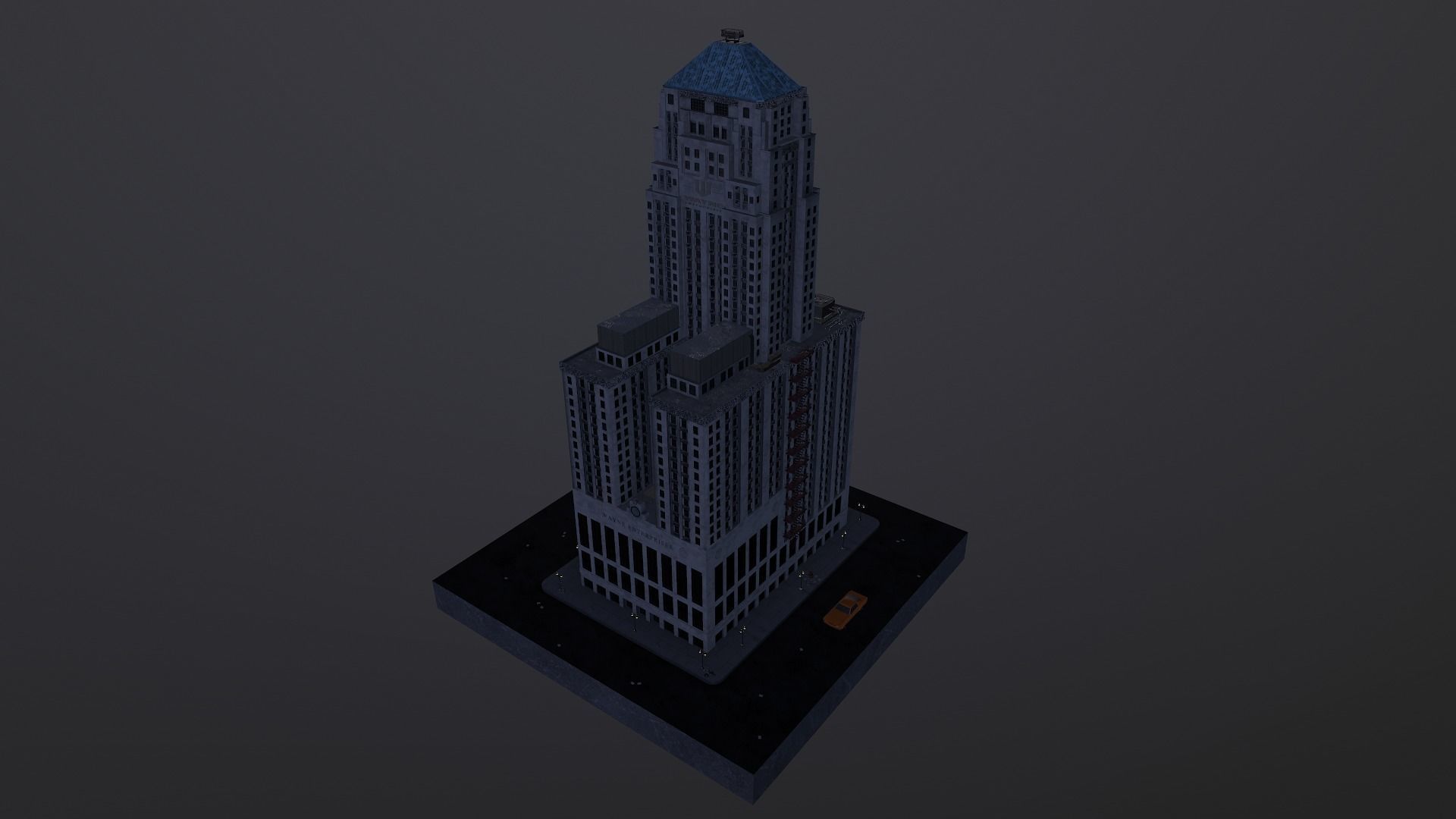 Wayne Tower - Batman Begins 3D model | CGTrader