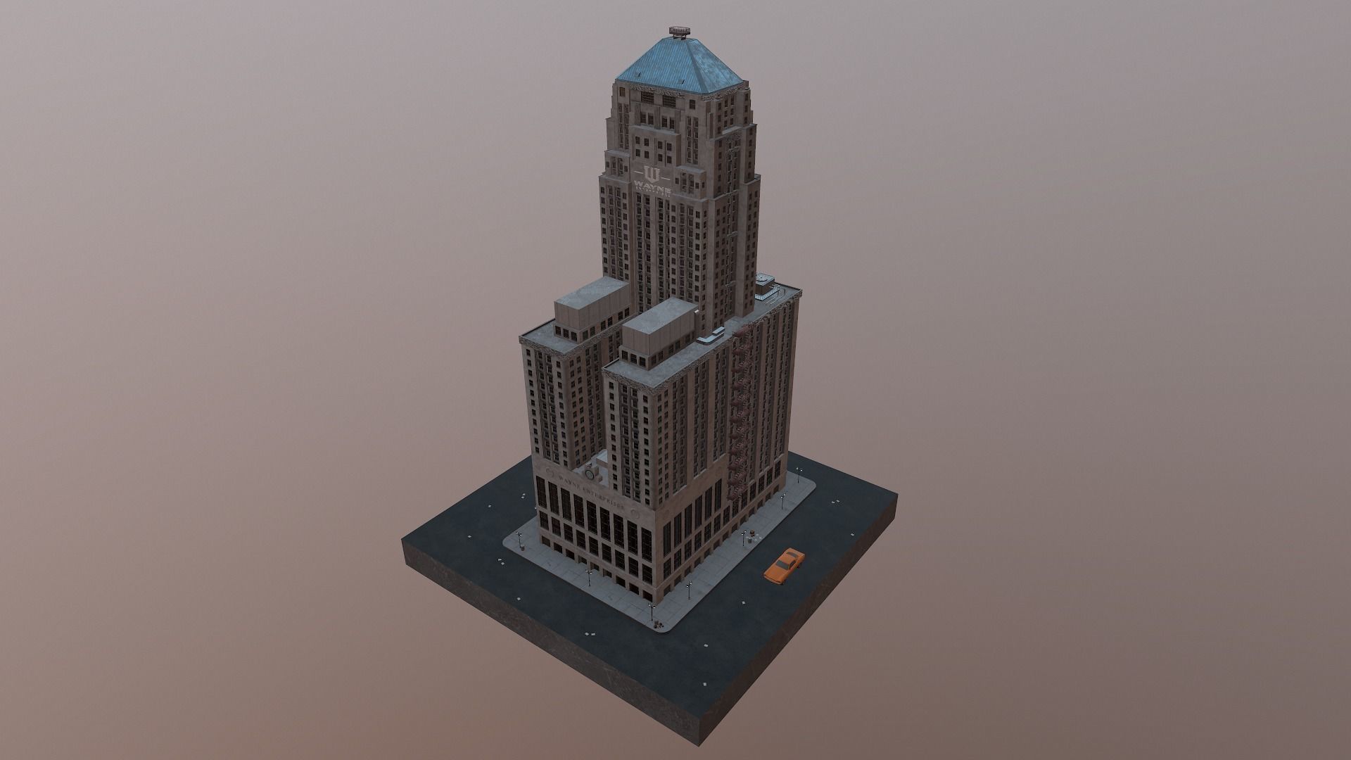 Wayne Tower - Batman Begins 3D model | CGTrader