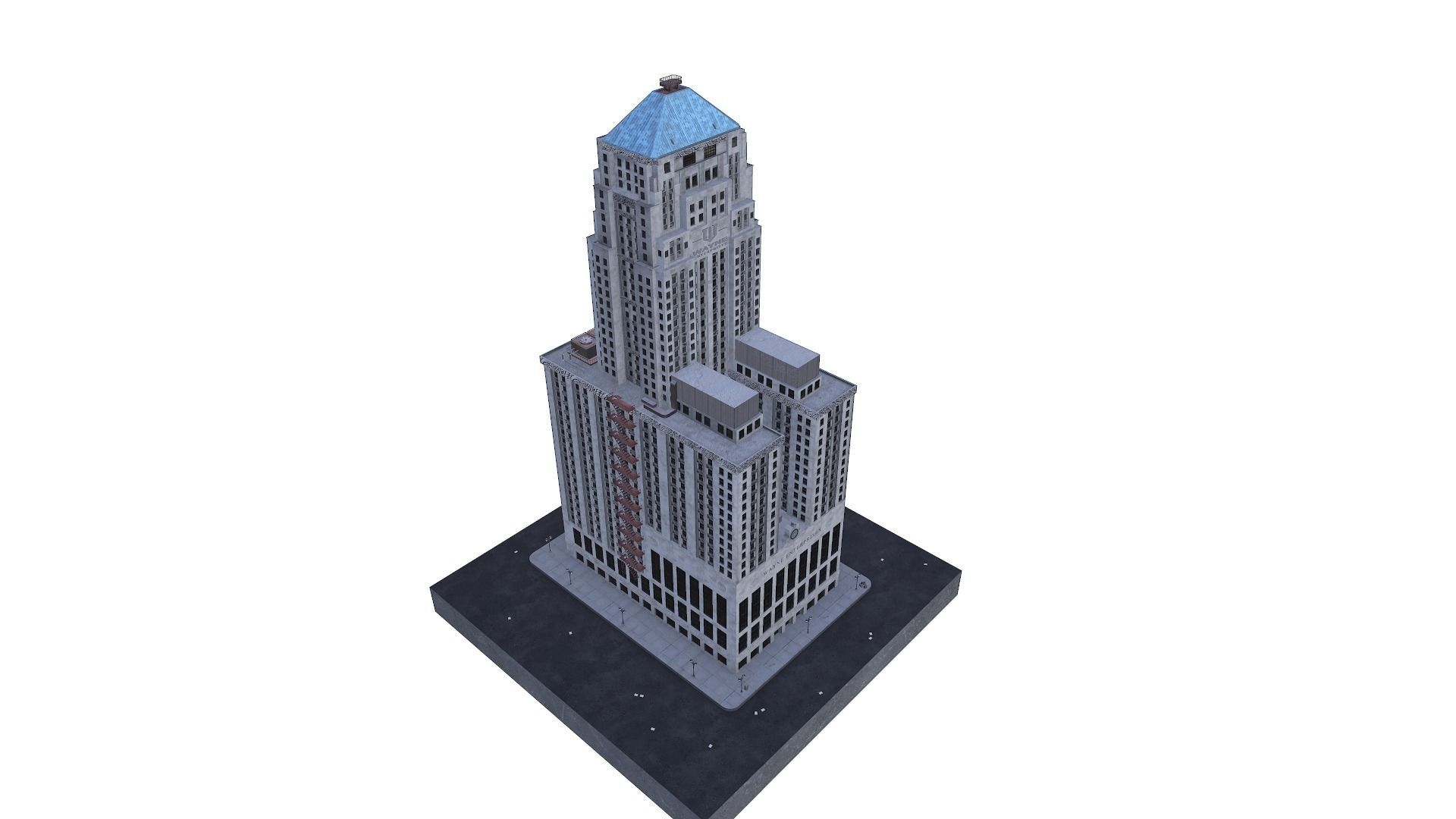 Wayne Tower - Batman Begins 3D model | CGTrader