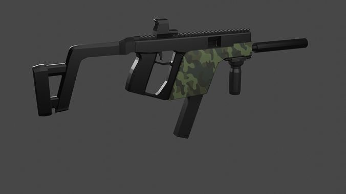 Vector Gun free VR / AR / low-poly 3D model | CGTrader