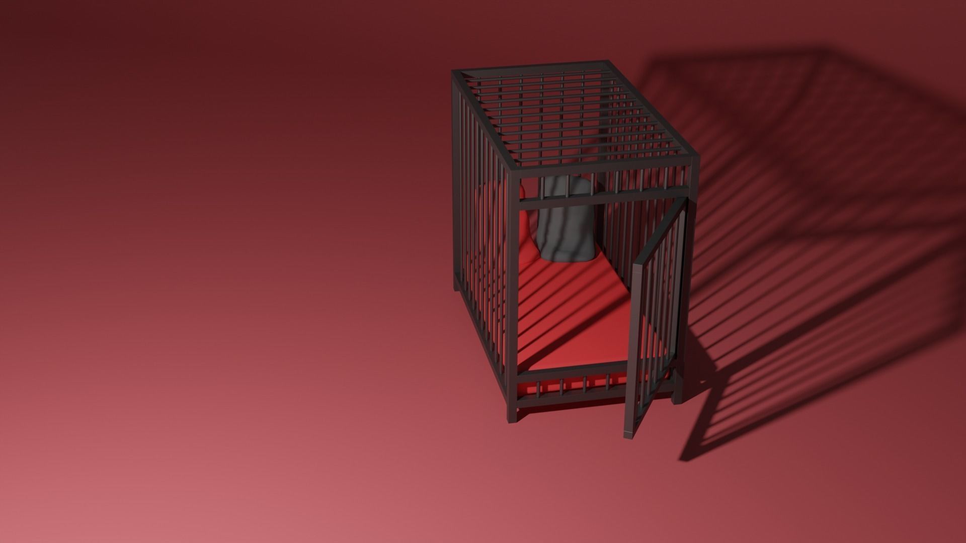 Cage bed 3D model | CGTrader