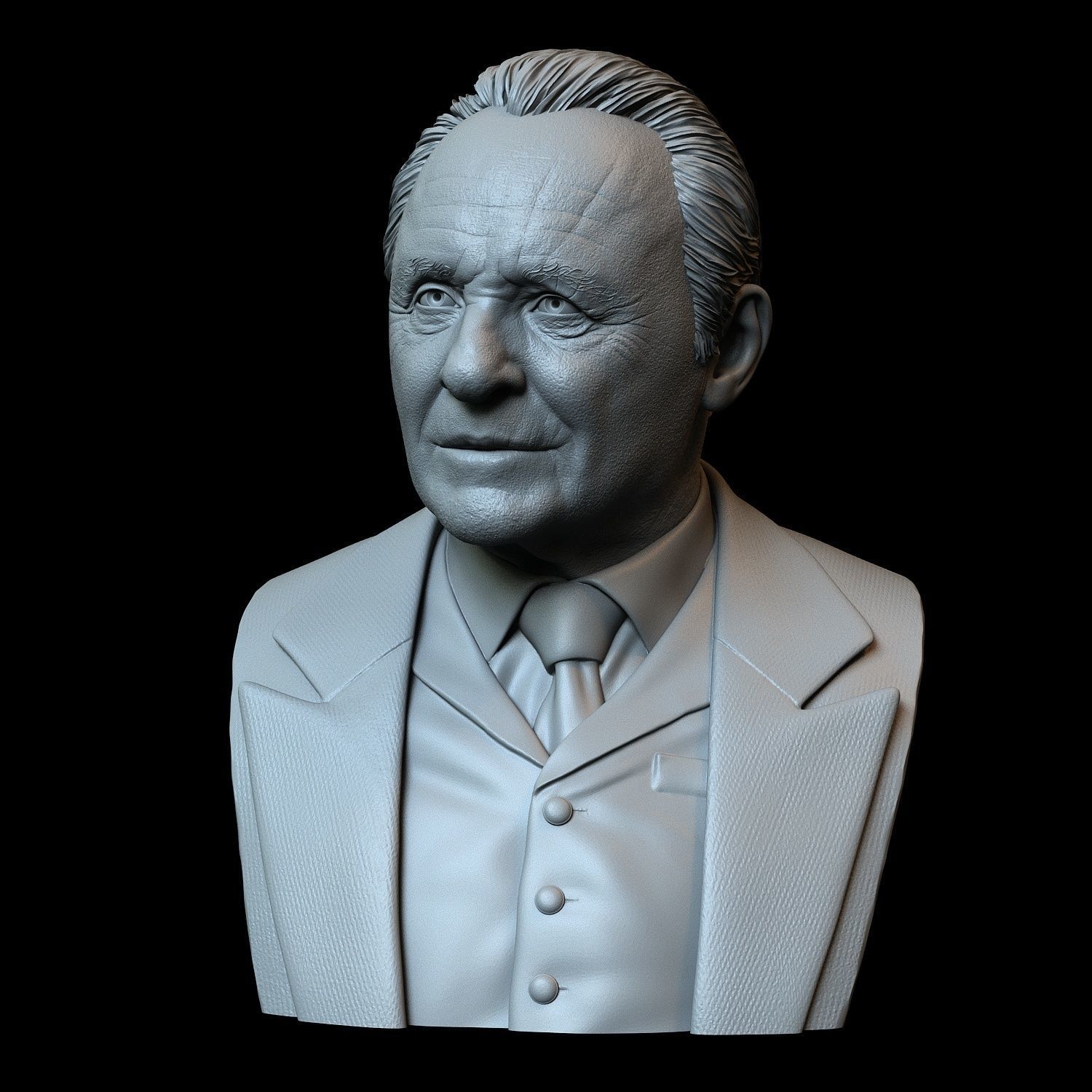 Sir Anthony Hopkins 3D model 3D printable | CGTrader