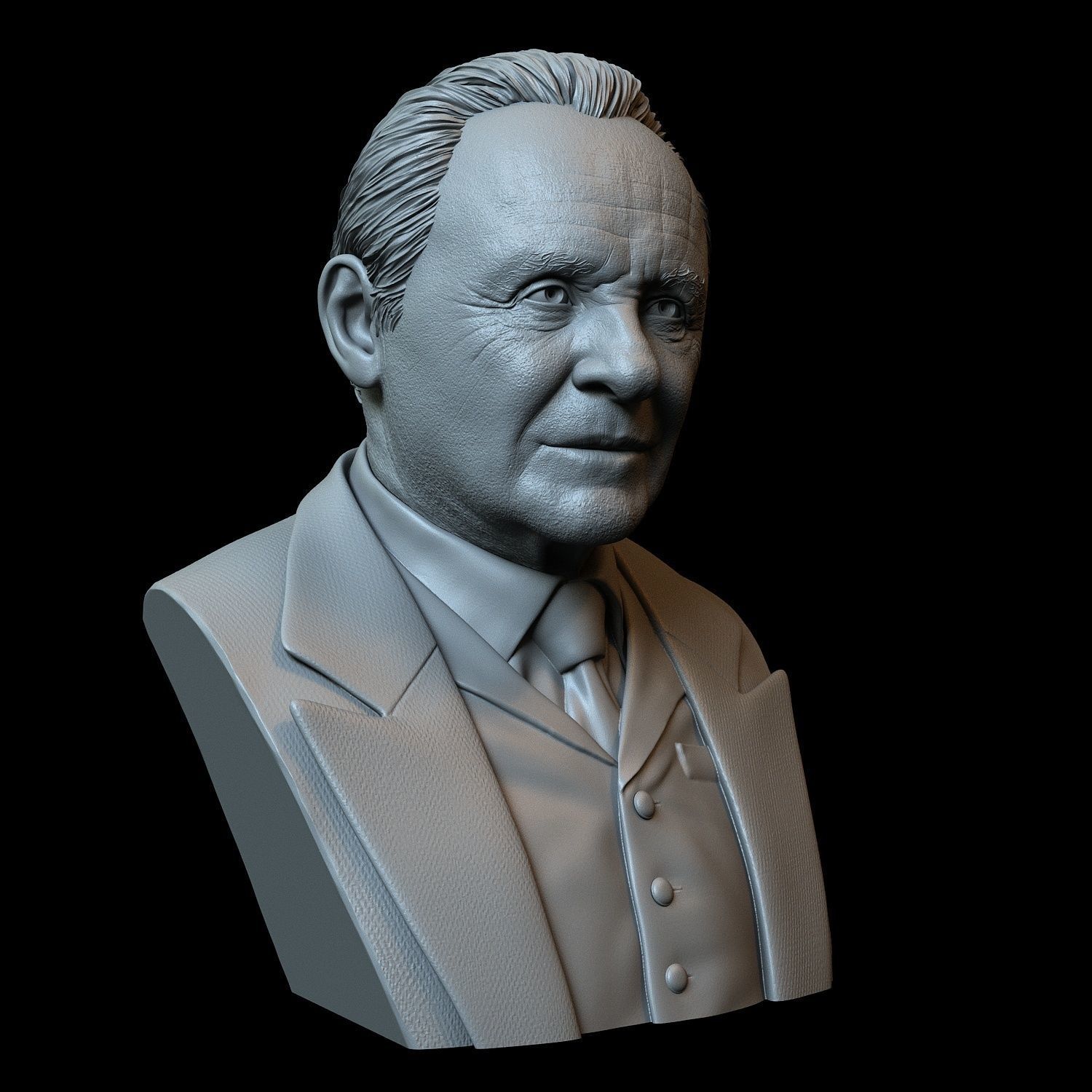 Sir Anthony Hopkins 3D model 3D printable | CGTrader