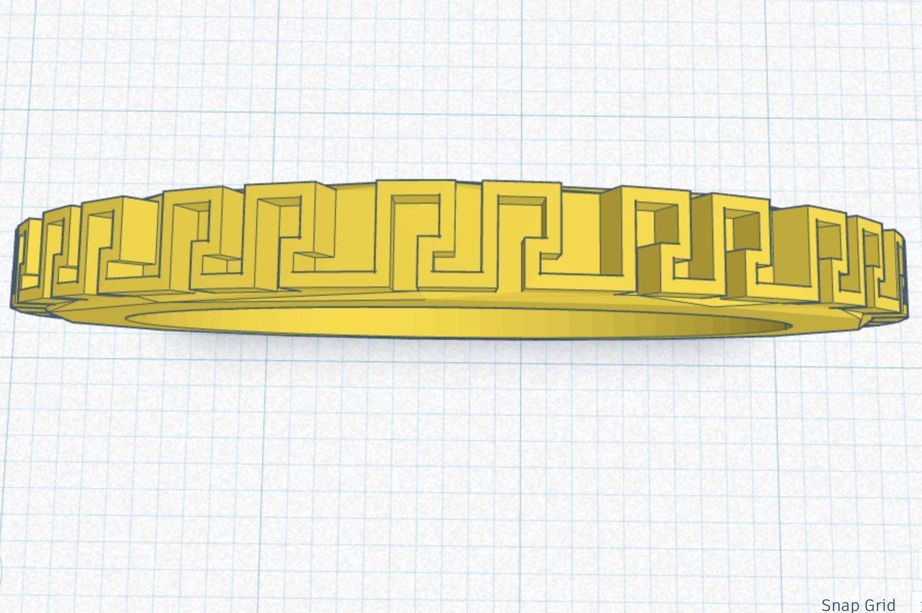 Geometric pattern ring stl 3D model 3D printable | CGTrader