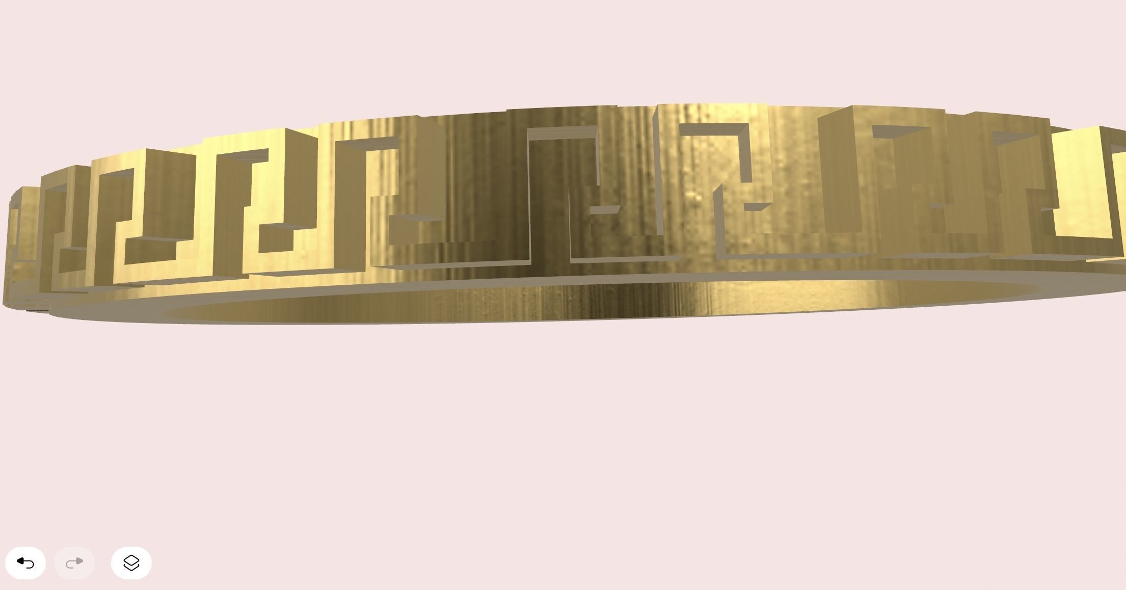 Geometric pattern ring stl 3D model 3D printable | CGTrader