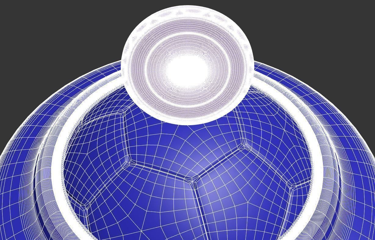 Football cup trophy 3D model | CGTrader