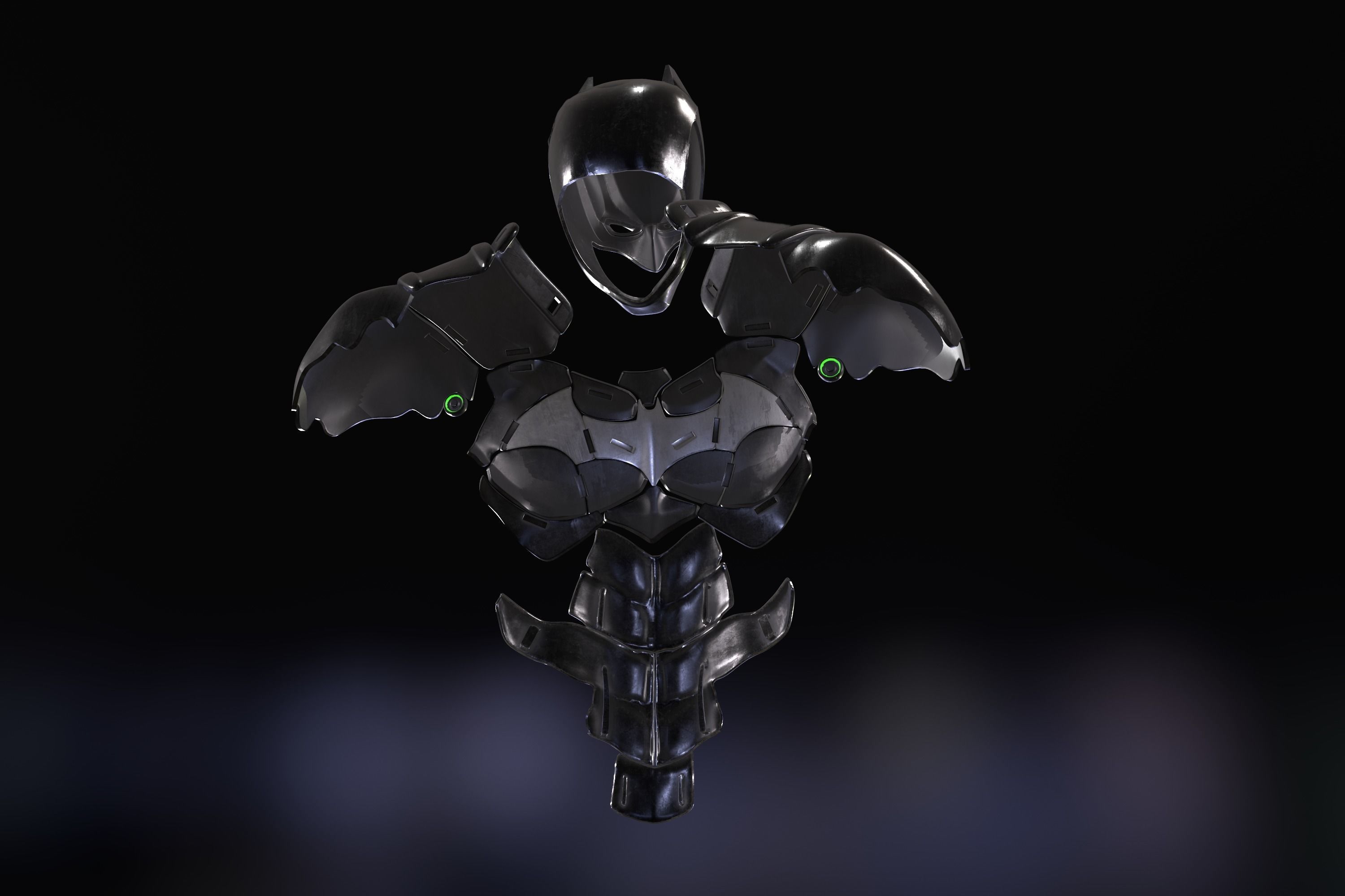 Bat Armor Suit 3D model 3D printable | CGTrader
