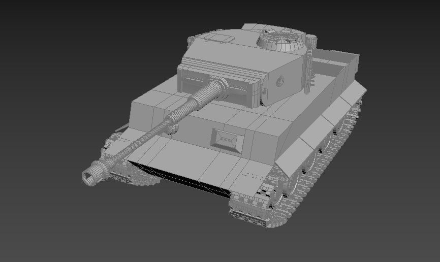 Tiger E1 3D model | CGTrader
