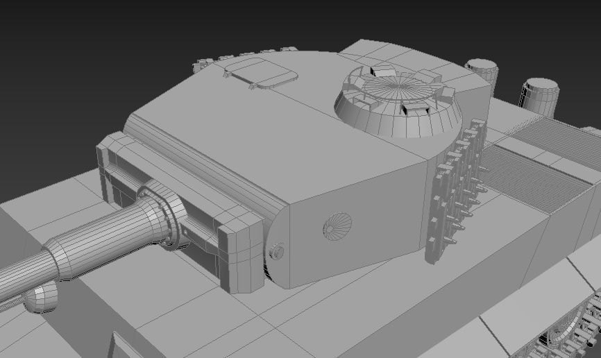 Tiger E1 3D model | CGTrader